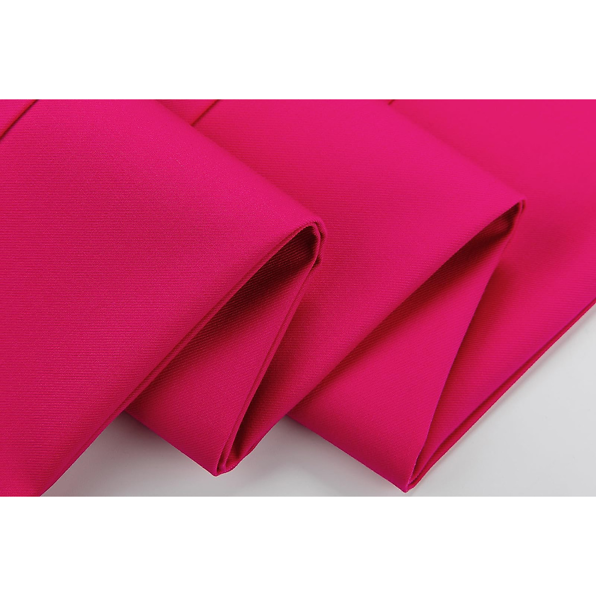 UNINUKOO Mens Dress Pants Slim Fit Solid Color Skinny Trousers Classic Business Casual Wedding Suit Pants US Size 29W x 30L Pink