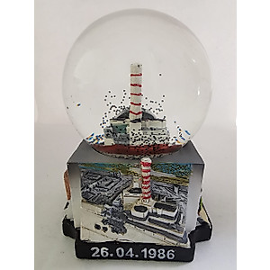 Chernobyl Snow Globe Ukrainian Nuclear Power Plant Tragedy in Pripyat (Stalker)