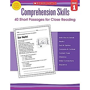Comprehension Skills: Short Passages for Close Reading: Grade 1