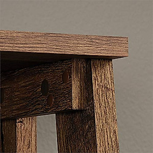 Sauder Trestle 5-Shelf Bookcase, Vintage Oak finish