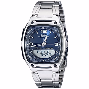 Casio Men's AW81D-2AV Ana-Digi Stainless Steel Watch