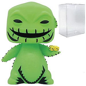 POP Disney: The Nightmare Before Christmas - Oogie Boogie (Blacklight) Funko Vinyl Figure (Bundled with Compatible Box Protector Case) Multicolored 3.75 inches