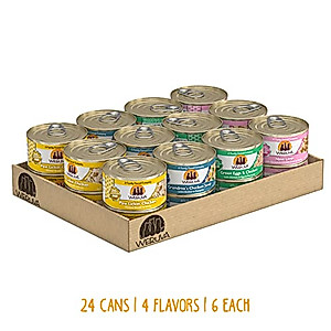 Weruva Classic Cat Food, Variety Pack, Paw Lickin' Pals Wet Cat Food, 3oz Cans (Pack of 24)