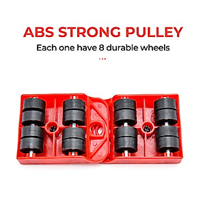 Winshall Furniture Mover with Wheels & Furniture Lifter Set, 360° Rotation Wheels Furniture Dolly, 330 Lbs Capacity, for Moving Heavy Furniture, Refrigerator, Sofa, Cabinet