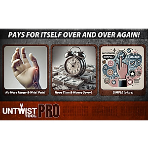 Untwist Tool PRO-COMBO Quickly Separates CAT5e, CAT6, CAT6A, & CAT7