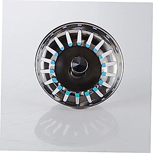 OSALADI 4 Pcs Kitchen Sink Strainer Commercial Sink Strainer Bath Filter Strainer Bath Drain Cover Bathtub Accessories Stainer Strainer Waste Sink Mesh