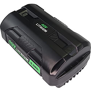 Shyarweyy 40V 6.0Ah Lithium-Ion Replacement Battery for Ryobi OP4040 OP4020 OP406A OP4060 OP40602 OP4050A RY40202 RY40402A RY40502A RY40601A OP401 ZROP401 for RYOBI 40V Batteries