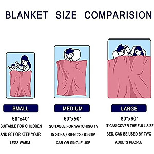 Anime Blanket Merch Ultra Soft Flannel Throw Blanket Warm Cozy Blanket Gifts for Kids Adults 60"X50"