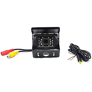 Padarsey Vehicle DC 12V -24V Rear View Camera Heavy Duty18 led Night Vision Waterproof Reversing Camera Backup Cameras for Truck/Trailer/Van/Camper