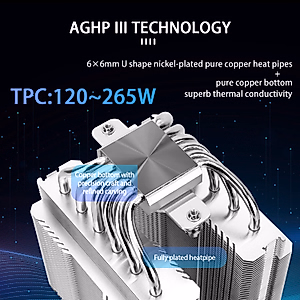Thermalright Peerless Assassin 120 SE ARGB CPU Air Cooler,6 Heat Pipes CPU Cooler, Dual 120mm TL-C12C-S PWM Fan, Aluminium Heatsink Cover, AGHP Technology, for AMD AM4/AM5/Intel 1700/1150/1151/1200