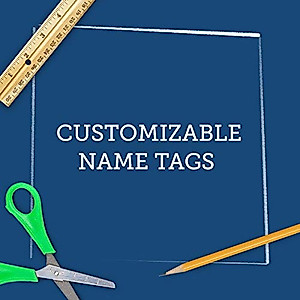 Really Good Stuff Deluxe Chair Pockets – Set of 36 – Classroom Chair Organizer with Pencil Pouch and Name Tag Keeps Students Organized and Classrooms Neat - Black