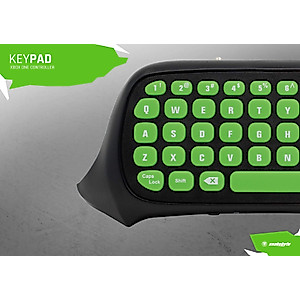 Snakebyte KEY: PAD - Attachable Wireless Keyboard for your XBOX One Controller/Controller – QWERTY - Xbox Gaming Keyboard