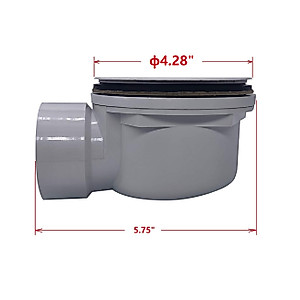 BlueVue 1.5" Side Outlet Drain Assembly