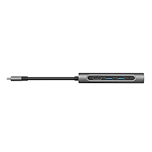 Trust Dalyx 7-in-1 USB-C Multi-Port Adapter - Grey