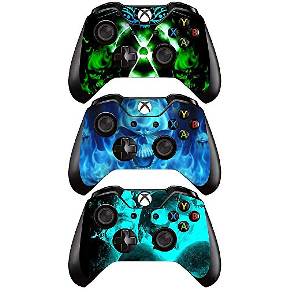 FOTTCZ [3PCS] Whole Body Vinyl Sticker Decal Cover Skin for Xbox One Controller - 3pcs. Comb C
