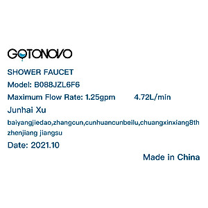 gotonovo Polish Chrome Clawfoot Tub Faucet Wall Mount Hand Held Shower Bathtub Faucet Set Double Level Handle with 6 Inch Center with Adapter Adjustable Swing Arms