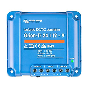Victron Energy Orion-Tr IP43 24/12-Volt 9 amp 110-Watt Isolated DC-DC Converter