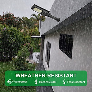 Engrepo Outdoor Solar Lights, 1000LM Solar Powered Motion Sensor Lights, Security Waterproof Solar Flood Lights for Yard, Fence, Garden, Patio, Front Door, Shed, Deck, Gutter. 4 Pack