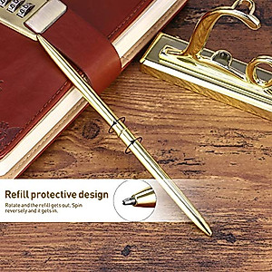NUOBESTY Signing Pen with Plated Metal Love Holder for Wedding Engagement Party Guestbook Table Decor Golden