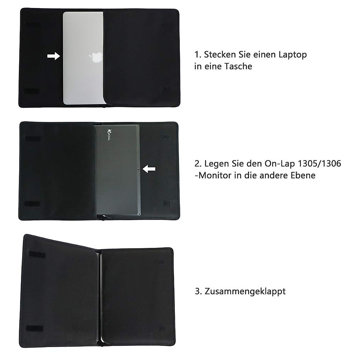 Gechic 13 inch Protective Sleeve 1305H Portable Monitor