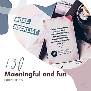 OpenMity Box of Meaningful Conversations – Conversation Starters Game for Couples – Date Night Cards Deck with 130 Question Cards