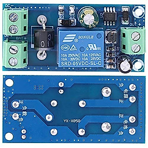 DC Backup Battery Switching Module, 5V~48V 10A Battery Charging Automatic Switch Adapter, Emergency Power Controller Module