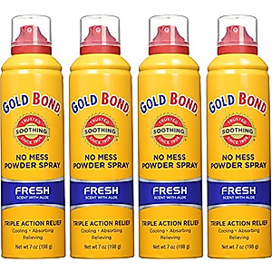 Gold Bond Fresh Powder Sp Size 7oz, Pack of 4