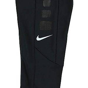 Nike Boy's Elite Therma Technical Training Pants Black 4, Color: Core Black/Midnight Black/White-Black
