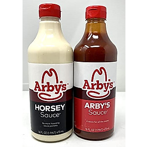 Arby's Sauce & Horsey Sauce 16oz bottles 2 pack And Horseradish