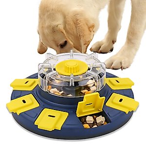 Aluckmao Dog Food Puzzle Toy, Slow Feeder, Mentally Stimulating, Interactive Dog Toy for Small Medium Large Dogs