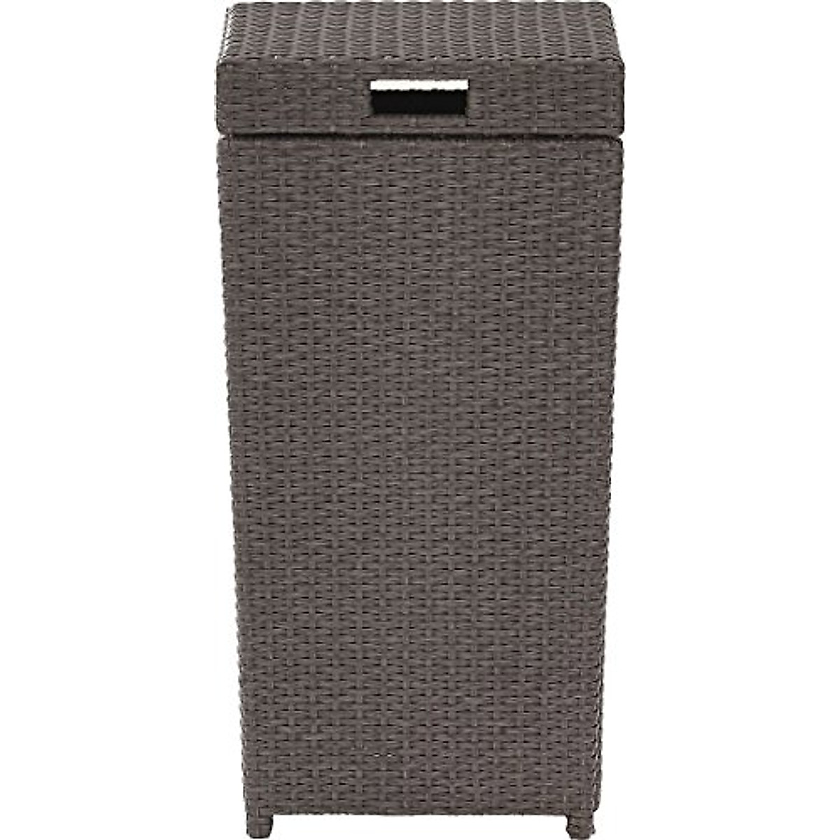 Crosley Furniture Palm Harbor Outdoor Wicker Trash Bin - Grey
