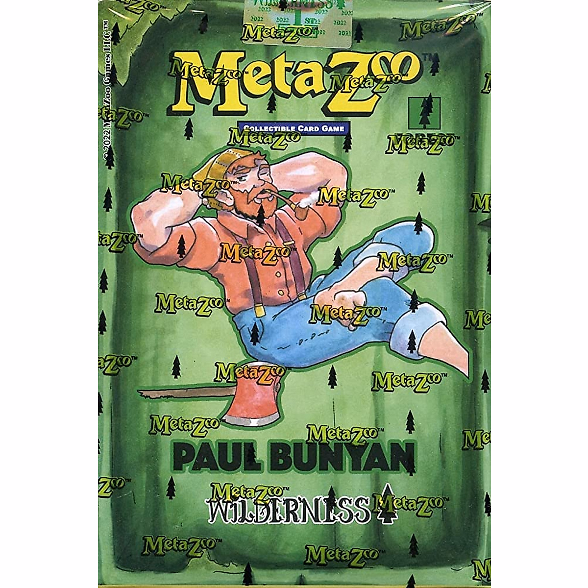 MetaZoo Trading Card Game Cryptid Nation Base Set Paul Bunyan Wilderness Theme Deck [1st Edition]