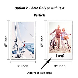 3" X 5" 4 Packs Fridge Magnet Pictures, Custom Picture Magnet, Custom Picture Magnets for Refrigerator, Customized Fridge Magnet, Personalized Photo Magnet, Your Own Picture Magnet, Custom Magnet