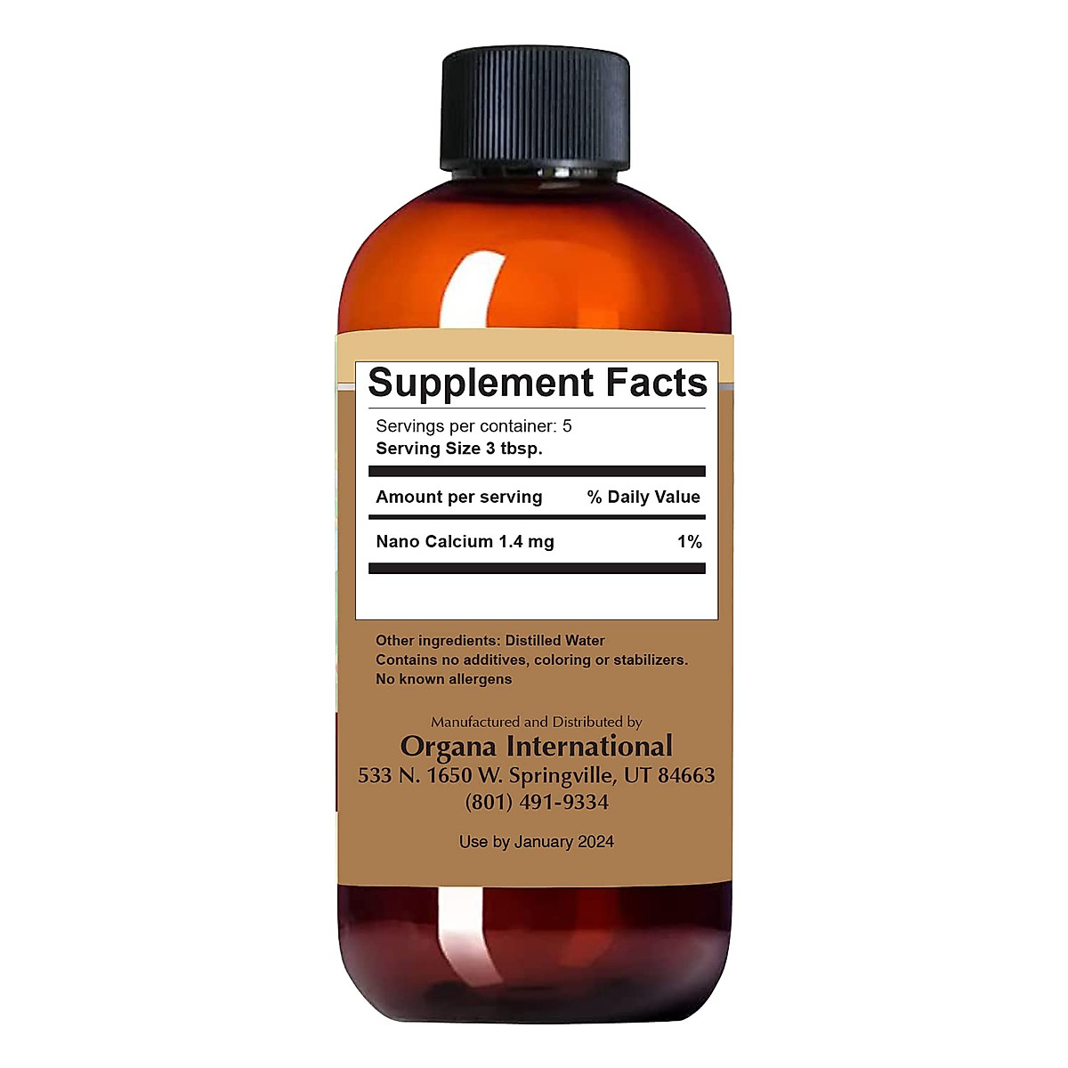 Organa Pure Crystalline Liquid Calcium Supplement - 30 PPM - Colloidal Minerals