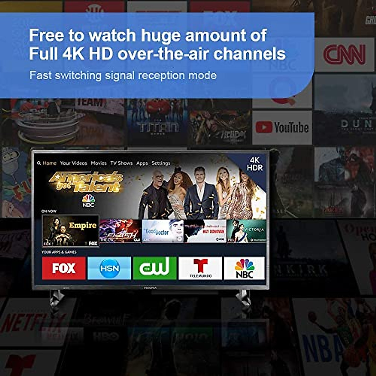 TV Antenna,Amplified HD Indoor Digital HDTV Antenna 200+Miles Range Antenna, Support 4K 1080p and All TVs,13.2ft Coaxial Cable, All Old Tv for Local Channels