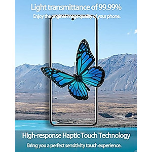 IMBZBK [9 in 1] for Samsung Galaxy Z Flip 4 5G Screen Protector, 3 Pack Inner Screen Flexible Film + 3 Pack Tempered Glass Back Screen Protector + 3 Pack Camera Protector accessories Case Friendly