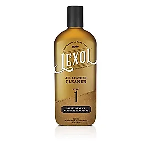 Lexol All Leather Cleaner (Step 1) by Lexol, Use on Furniture, Car Interior, Shoes, Handbags, Two-Step System, 16.9 Oz