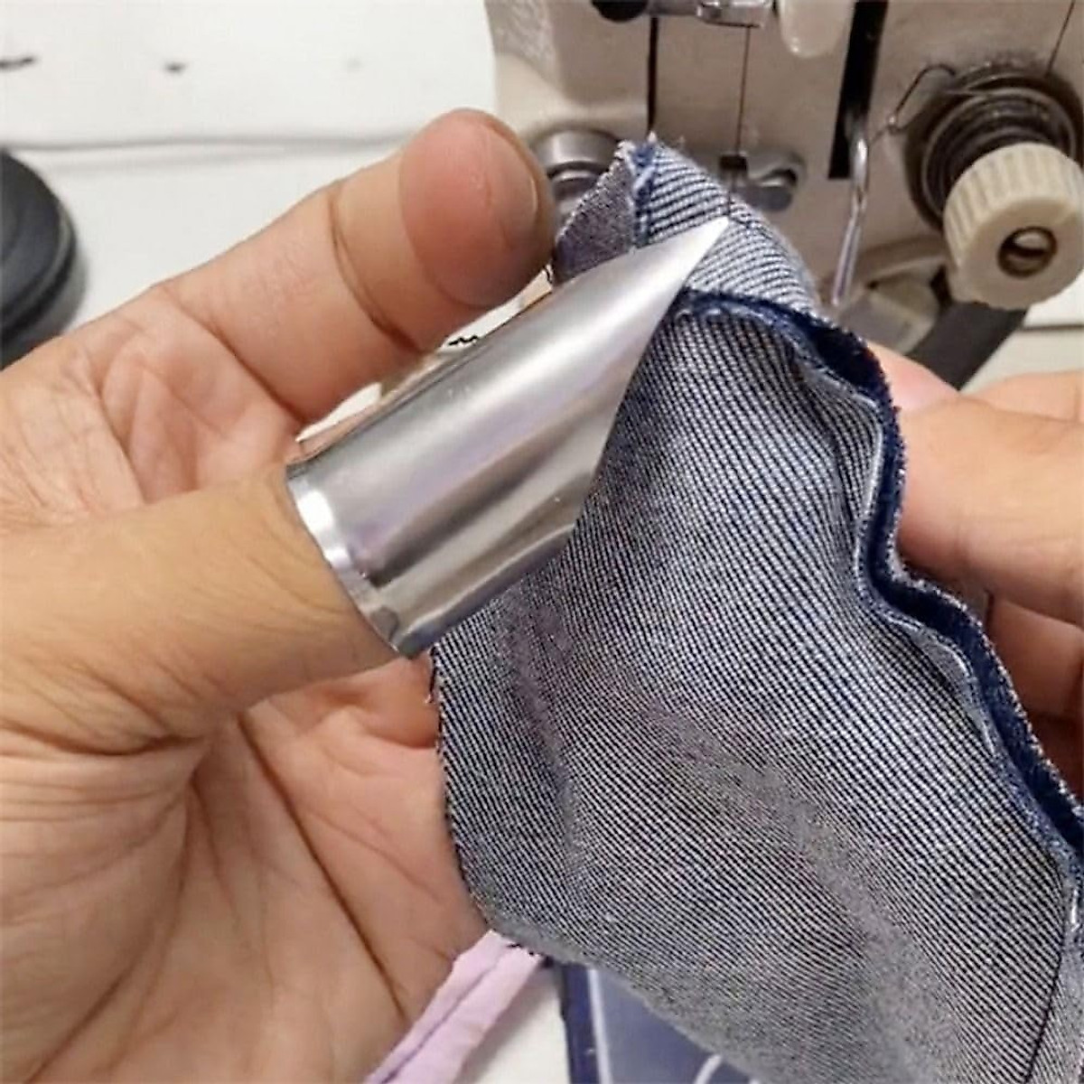 Lapel Tool, Stainless Steel Thumber Point Turner Lapel Tool for Sewing Quick and Efficient Tool for Turning Collars, Cuffs, Pockets and Belts, Sewing Notions and Supplies (Large)