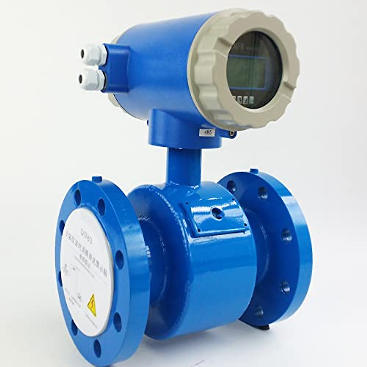 CIXIFM DN200 8 Inch Inline Water Flow Meter 24V Magnetic Flow Meter 8 in for Pool Electromagnetic Flow Sensor PTFE Wastewater Flow Transmitter Liquid Tap Water Flow Measurement (DN200 60～1000m3/h)