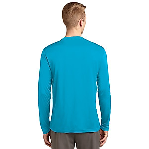 Sport-Tek Tall Long Sleeve PosiCharge Competitor Tee 4XLT Atomic Blue