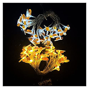 Xiaobei Solar String Lights, LED bee Shaped Solar Fairy Lights, Solar Lights Outdoor Garden Suitable for Outdoor Home Garden Fence Summer Installation