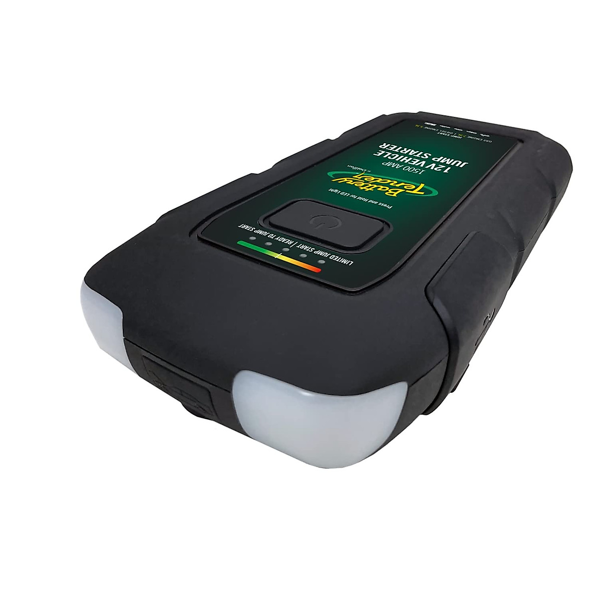 Battery Tender 1500 AMP Lithium Jump Starter - 12000mAh Portable Power Station - LED Flashlight Emergency Strobe - 3 Fast USB Charging Ports - 030-2020-WH