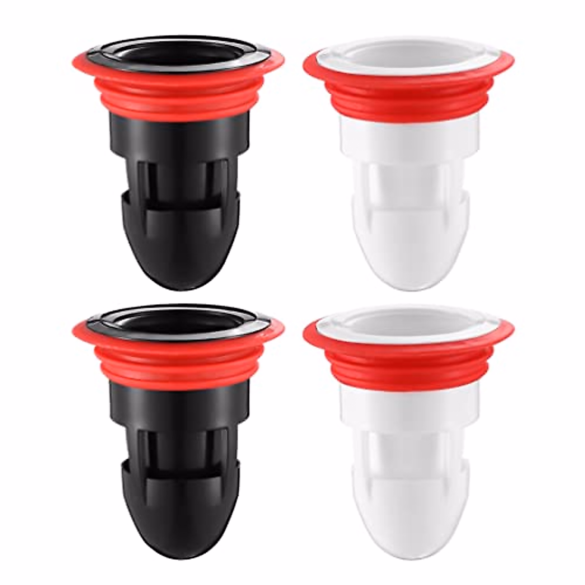 MAGICLULU 4pcs Shower Floor Drain Backflow Preventer One Way Drain Valve Sewer Core Odor- Resistant Floor Plugs for Home Kitchen Bathroom