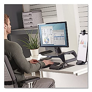 Fellowes 9472301 I-Spire Series Monitor Lift Riser, 20 X 8 7/8 X 4 7/8, Black