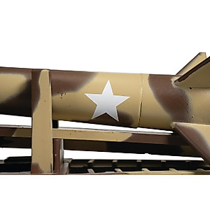 Bachmann Trains - 52' Center Depressed Flat Car - Desert Camouflage with Missile - HO Scale