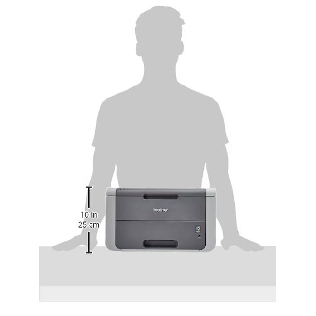 Brother Printer HL3140CW Digital Color Printer with Wireless Networking, Amazon Dash Replenishment Ready