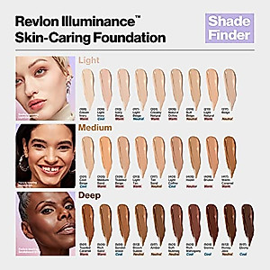 Revlon Illuminance Skin-Caring Liquid Foundation, Hyaluronic Acid, Hydrating and Nourishing Formula with Medium Coverage, 317 Tan Sand (Pack of 1)