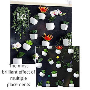 TIYGHI Fridge Magnets Artificial Hanging Plants Refrigerator Magnets Fake Succulents Whiteboard Magnet Strong Magnetic Fridge Decoration Magnet Cabinet for Home Kitchen Decoration (A)