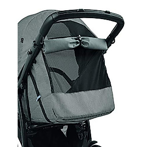 Peg Perego Booklet 50 Travel System - Includes Booklet 50 Baby Stroller and The Primo Viaggio 4-35 Infant Car Seat - Made in Italy - Atmosphere (Grey)