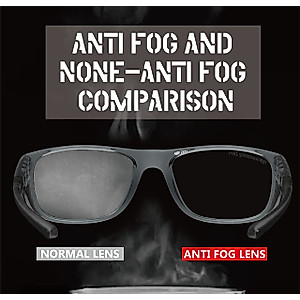 HTS HUNTERSKY P11 Safety work Glasses Women Men Youth with Side Shields Z87 Anti Scratch Fog Resistant nurse medical surgical pickleball Indoor sports